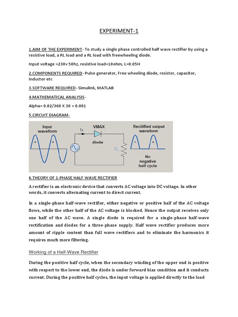 Lab Report | PDF | Rectifier | Power Electronics
