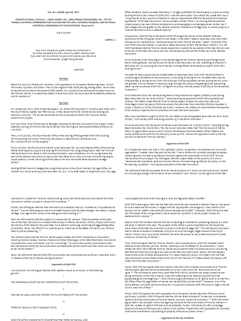 Full Text of Cases Dmci, Lagman Medialdea, David Vs Arroyo, Ocampo Vs ...