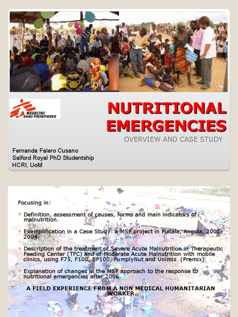 Nutritional Emergencies | PDF | Malnutrition | Measurement