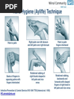 WHO Surgical Hand Scrubbing Technique | PDF | Hand | Limbs (Anatomy)