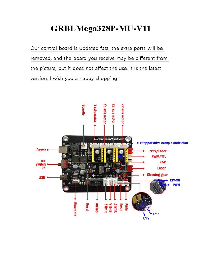 Data sheet GBRL controller | Bluetooth | Office Equipment