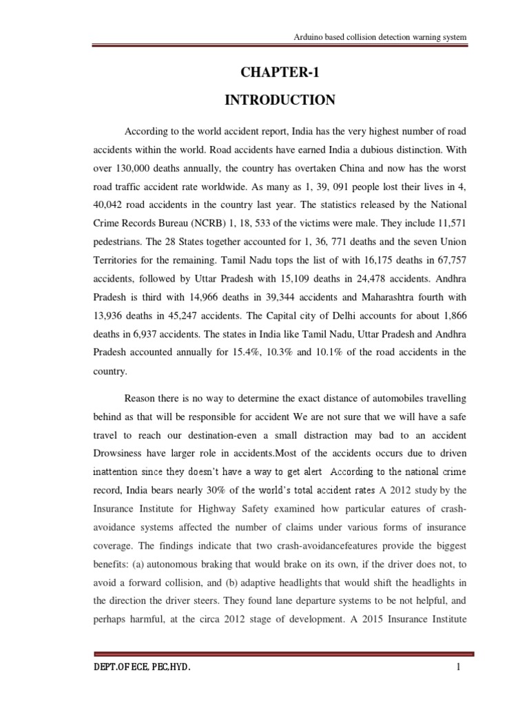 Arduino Based Collision Detection Warning System Pdf Liquid Crystal