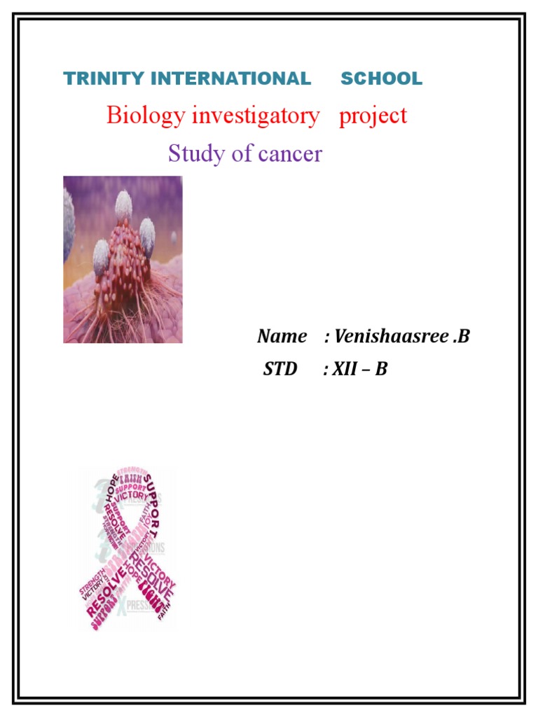 Biology Investigatory Project | PDF | Radiation Therapy | Cancer