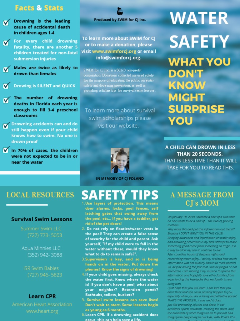 Water Safety Brochure | PDF