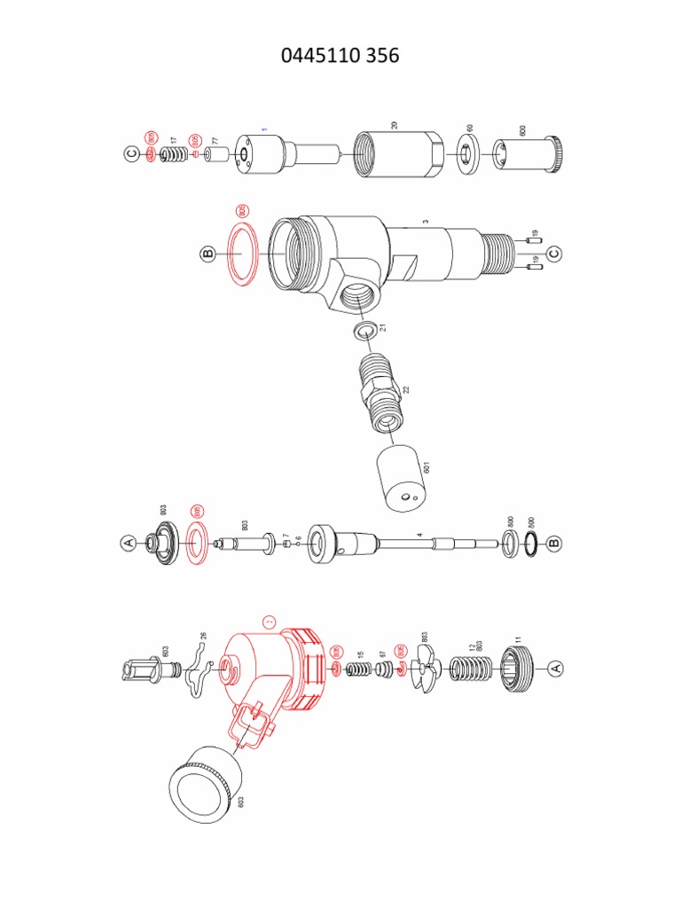 Despieces de Inyectores Bosch | PDF