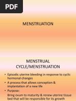 Physiology of Menstruation | PDF | Menstrual Cycle | Luteinizing Hormone