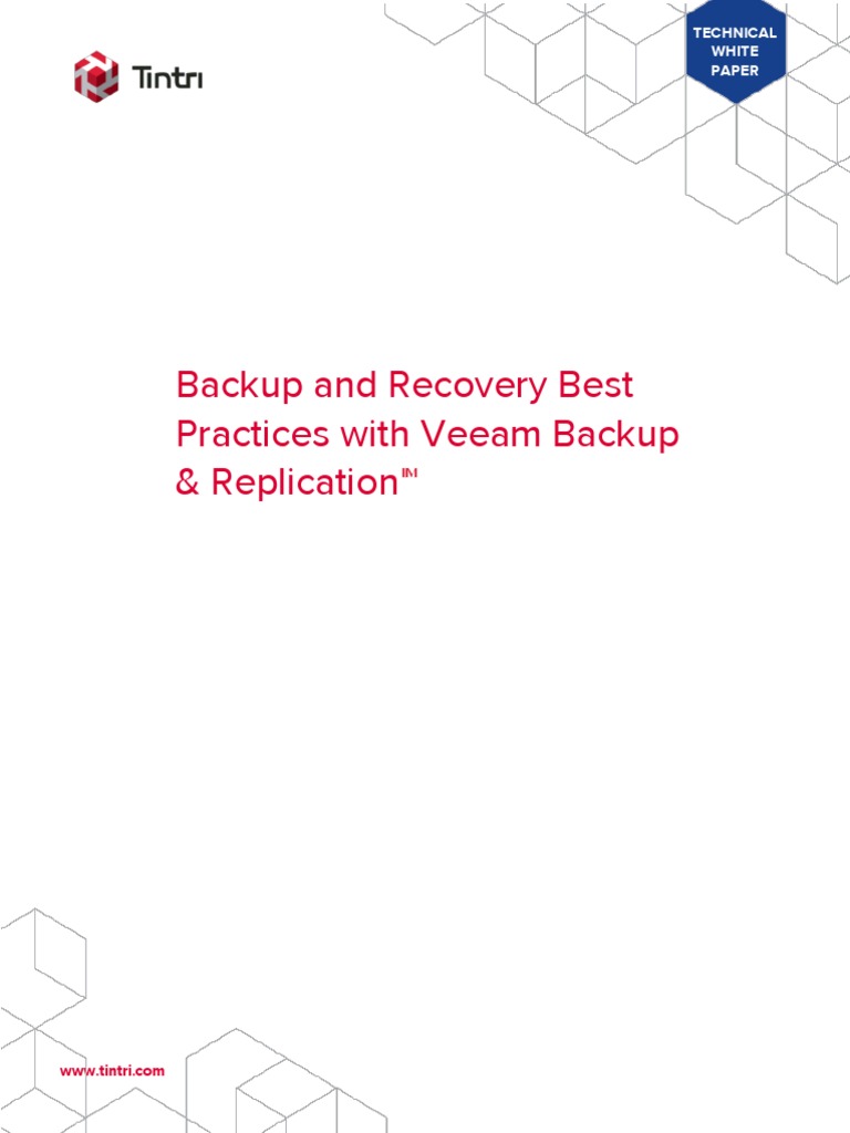 Veeam Backup Replication White Paper | PDF | Backup | Virtualization