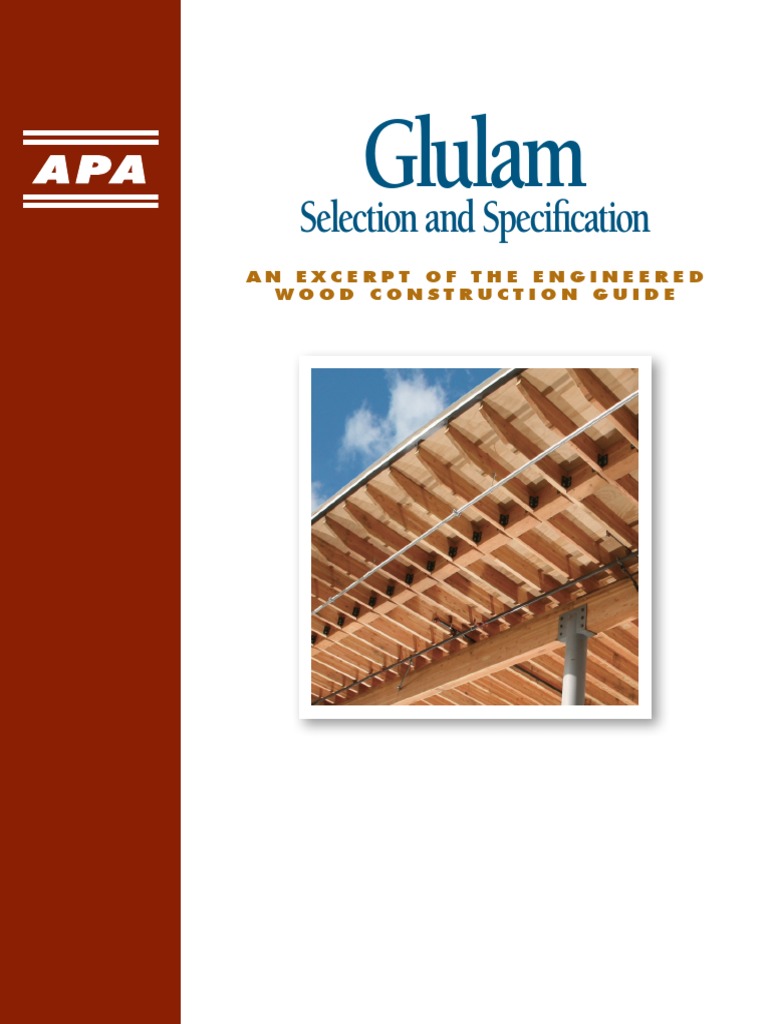Glulam | PDF | Lumber | Beam (Structure)