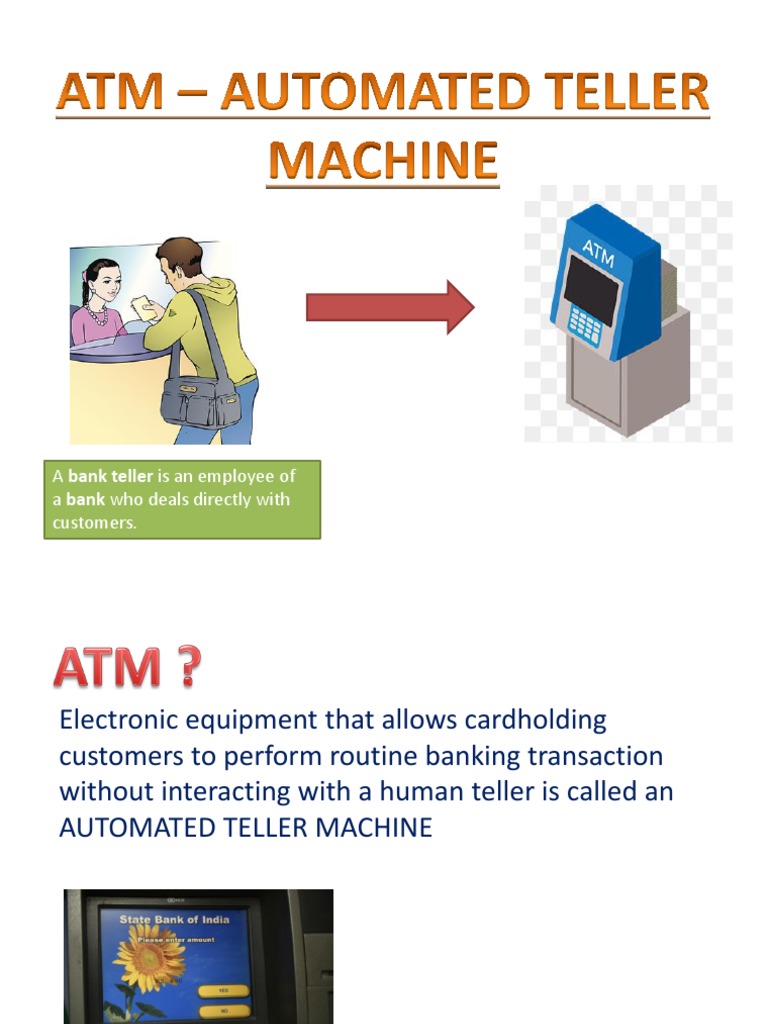 Atm | PDF | Automated Teller Machine | Personal Identification Number