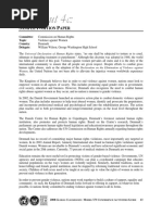 Sample Position Paper | PDF | Violence Against Women | Human Rights