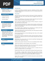 Desert Island Survival Activity Plan | PDF | Treasure | Nature