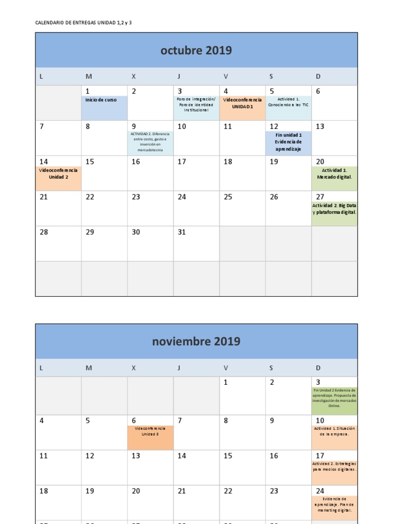 Calendario de Entregas | PDF | Business Calendario de Entregas | PDF | Business