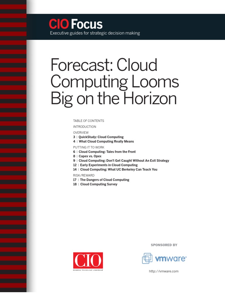 Cloud Computing Focus Guide | PDF