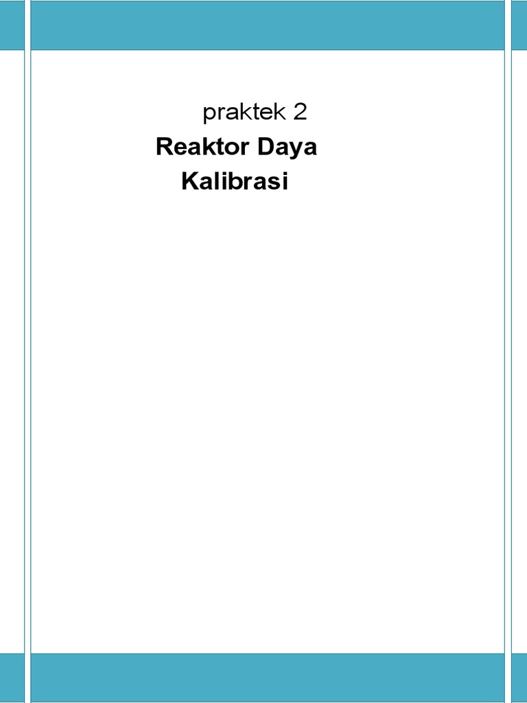 Reaktor Kartini | PDF