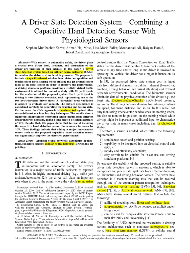 Main Paper | PDF | Wireless Sensor Network | Electroencephalography