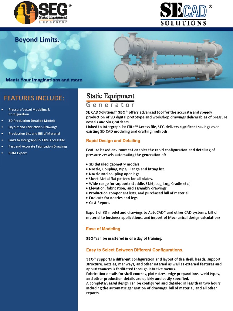 Static Equipment Generator 2019 Brochure | PDF | Computer Aided Design ...