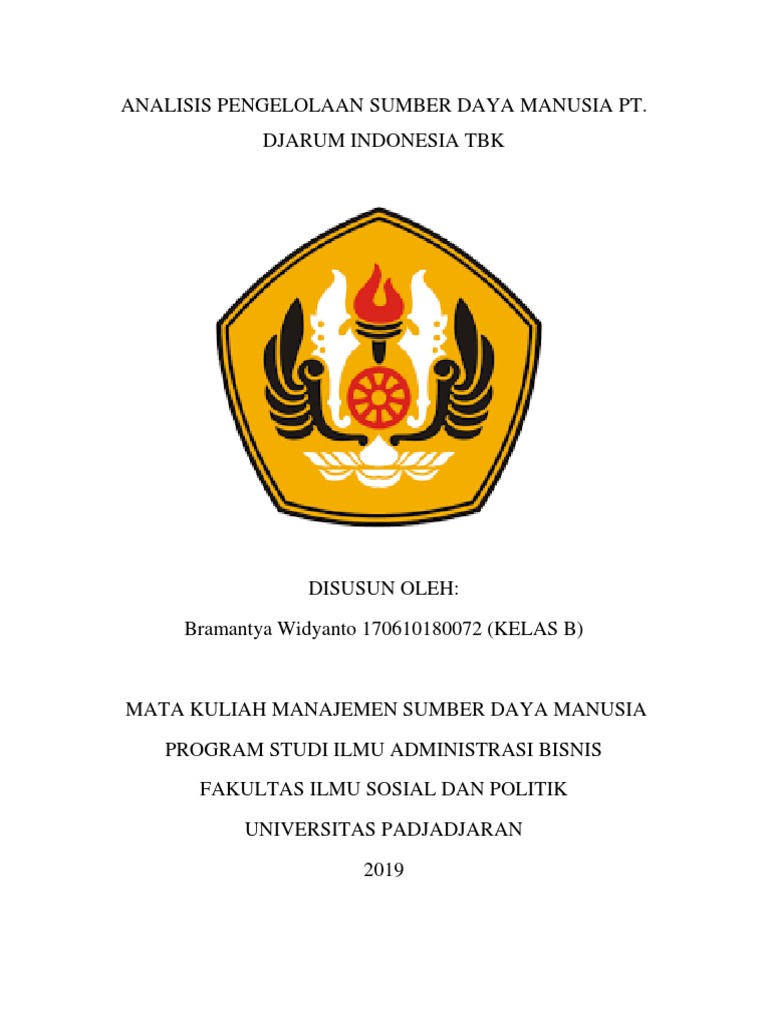 Uts MSDM PT Djarum | PDF