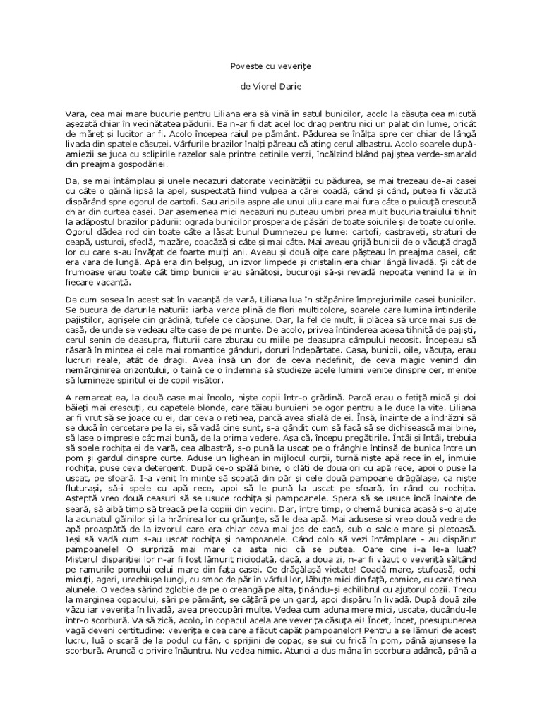 Povesti Cu Veverite | PDF