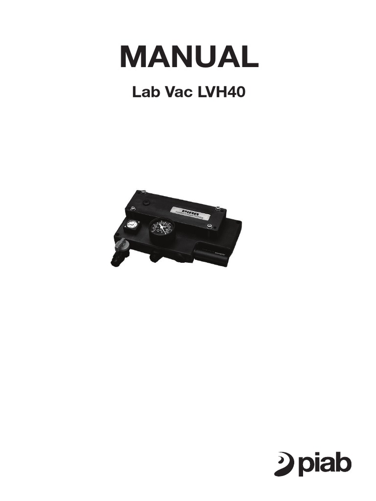 Rev06 en Manual Labvac Lvh40 | PDF | Products Of Chemical Industry ...