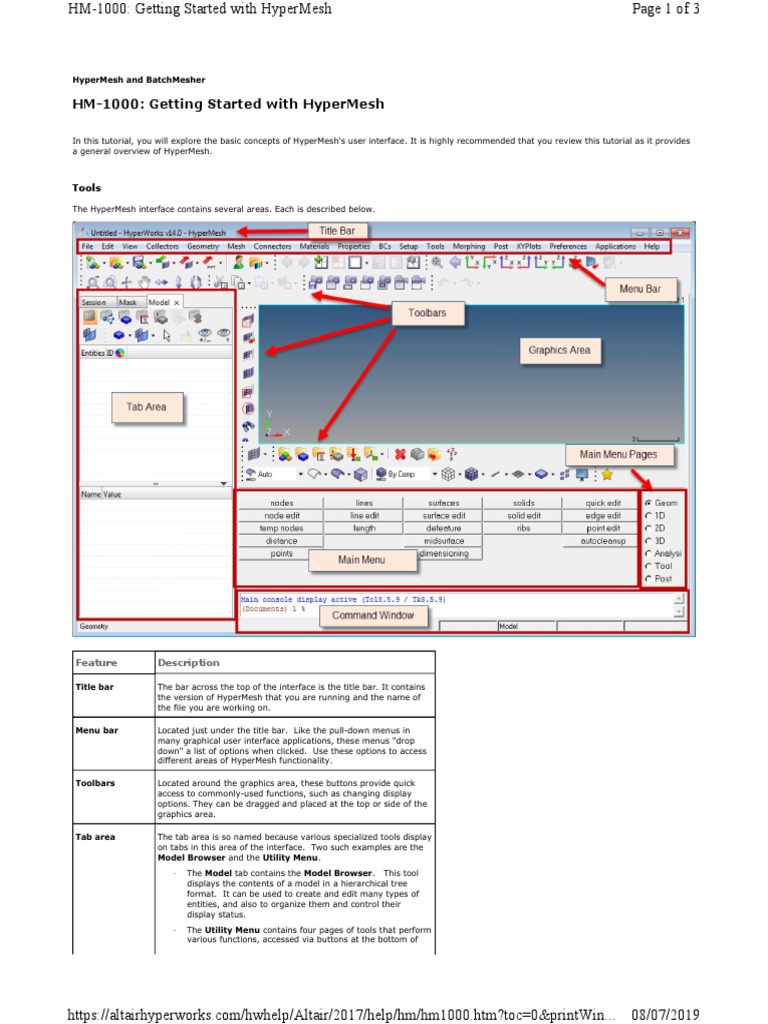 Hyper Mesh | PDF | Menu (Computing) | Graphical User Interfaces