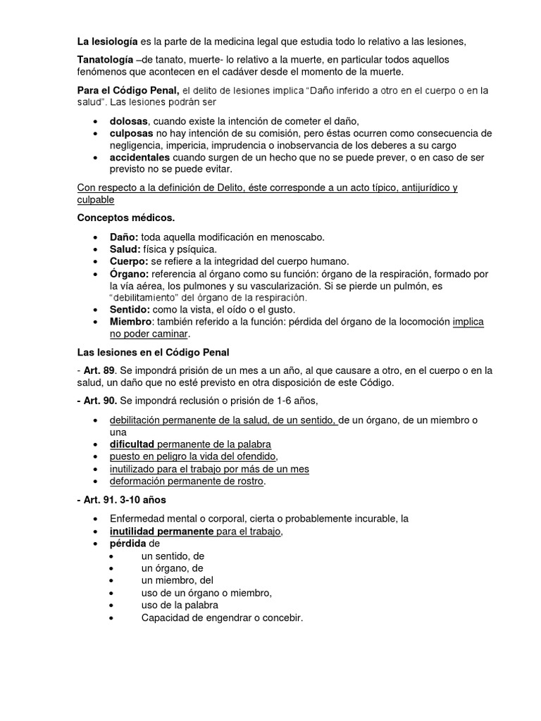 Resumen Seminario Muerte Violenta | PDF | Descomposición | Violación