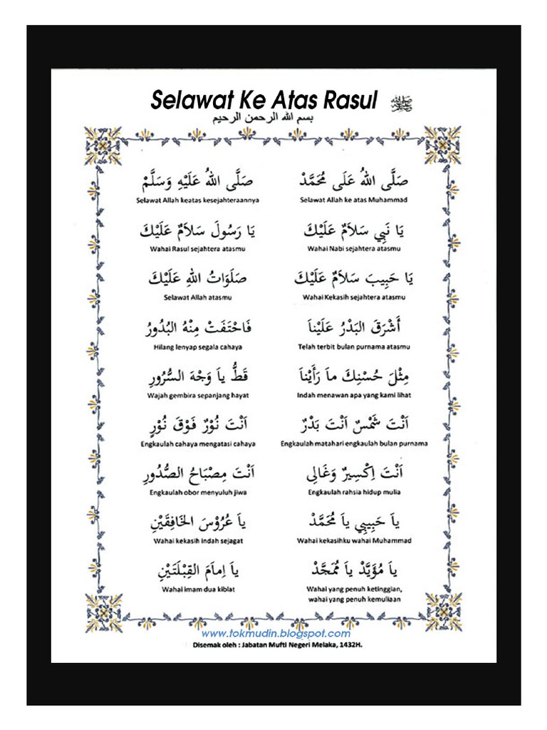 Selawat Nabi Pdf Pdf
