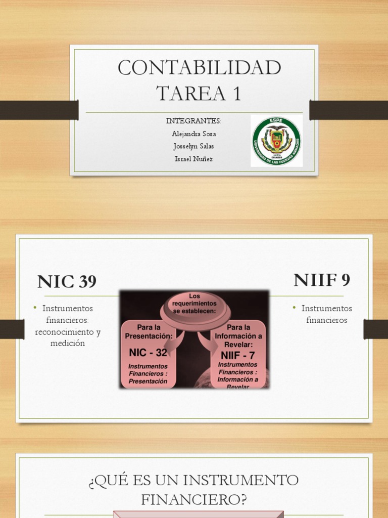 Niif 9 y Nic 39 | PDF | normas internacionales de INFORMACION ...