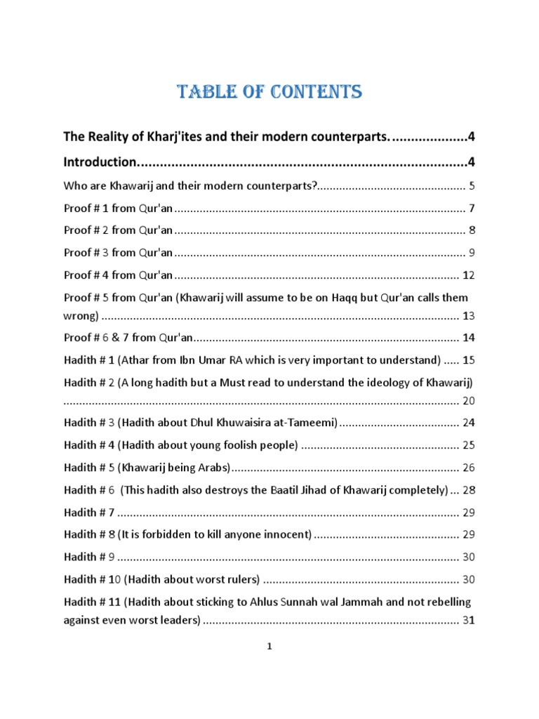 Who Are Khawarij and Najd | PDF | Hadith | Wahhabism