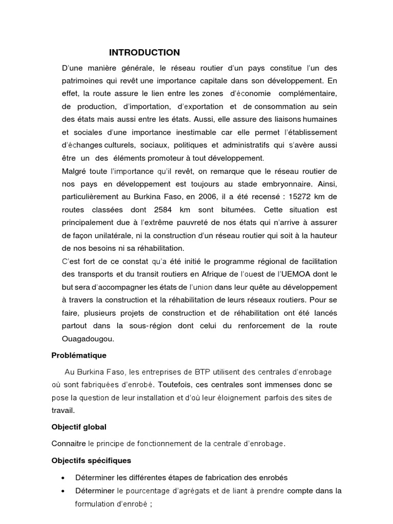 Fonctionnement des centrales d'enrobage | PDF | Asphalte | Béton