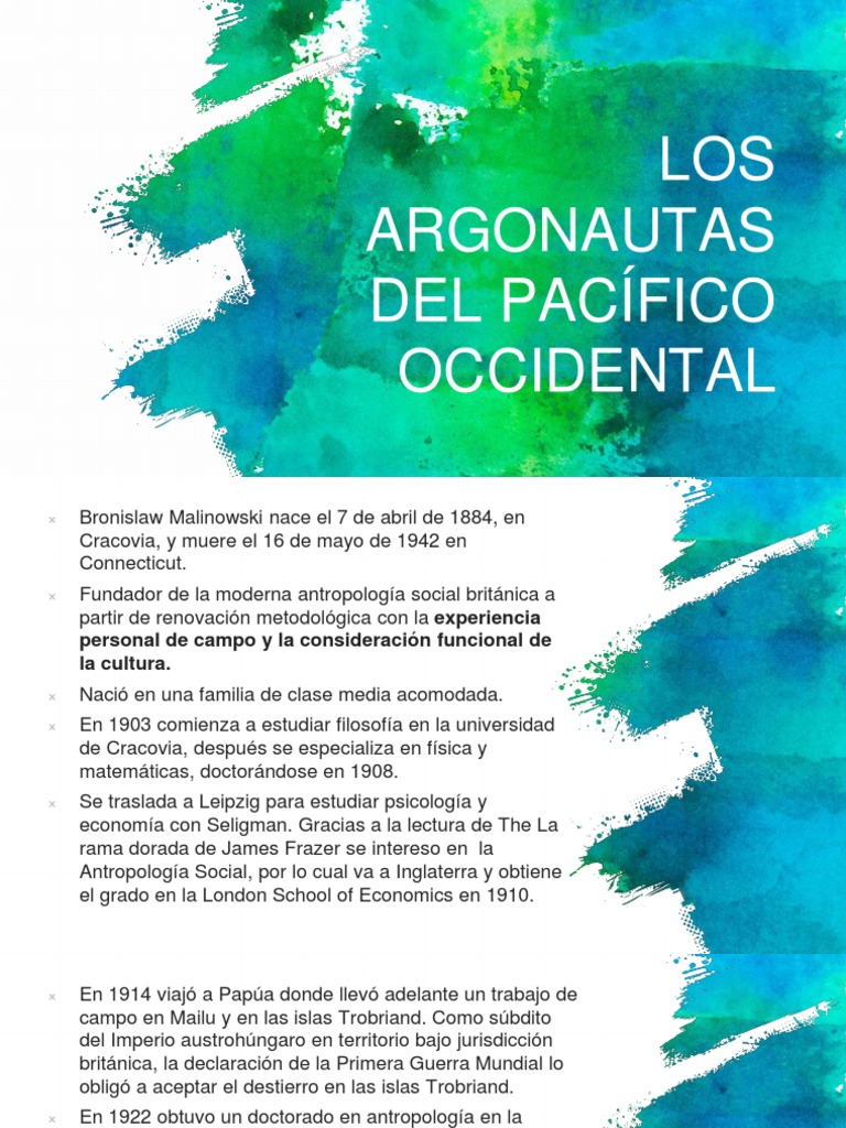 Los Argonautas Del Pacífico Occidental PDF | PDF | Science | Antropología