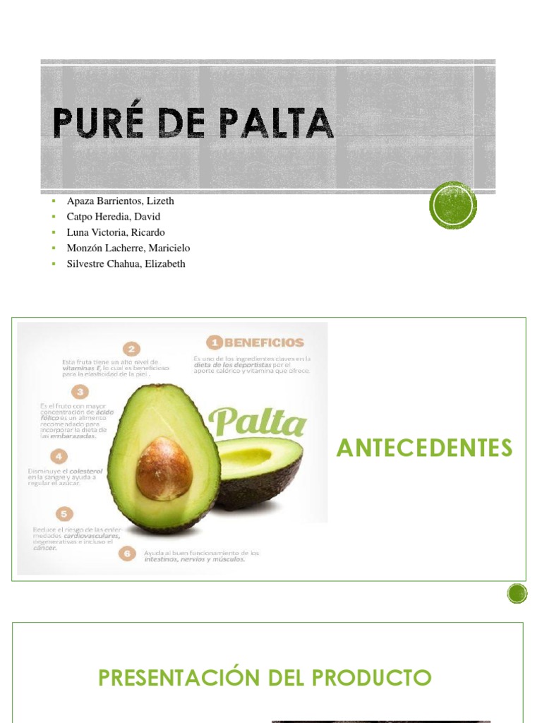Puré de Palta | PDF | Salud y bienestar