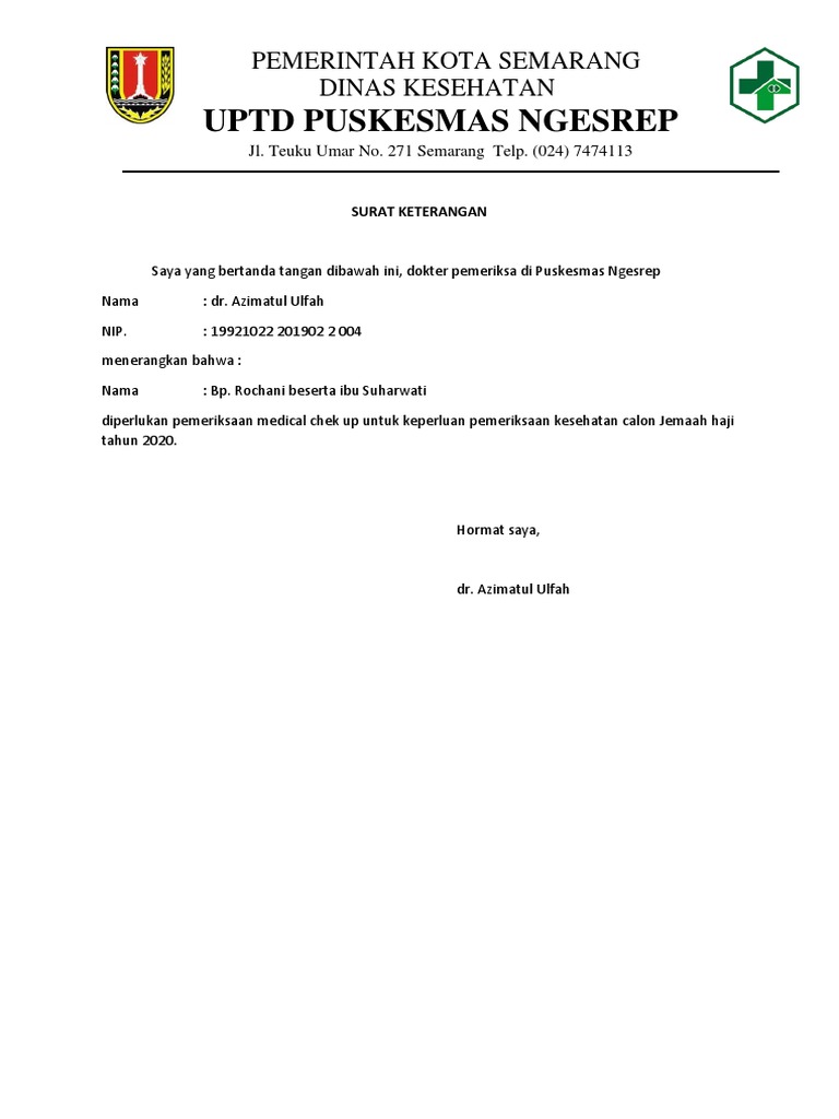 Surat Keterangan | PDF | Sains & Matematika