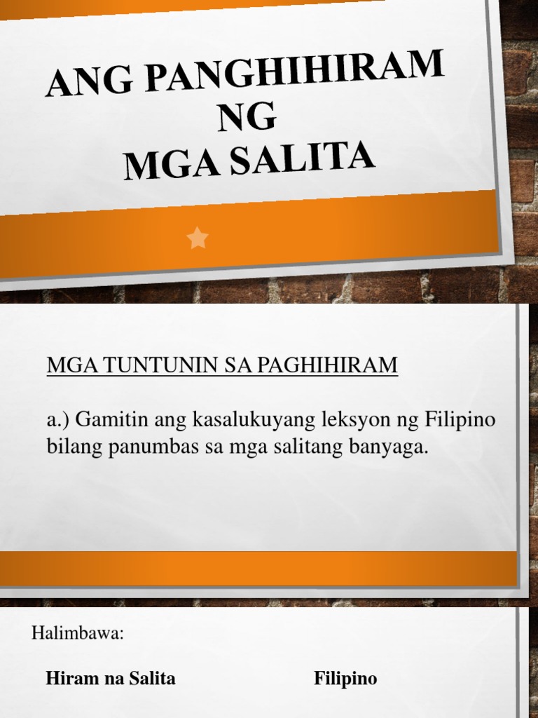 Ang Panghihiram | PDF