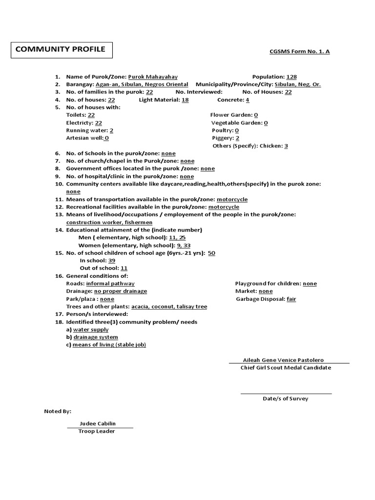 CGSMS Application Form | PDF | Nature