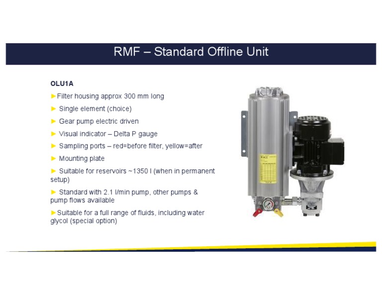 RMF Standard Offline Unit OLU1A Specs | PDF | Computers | Technology ...