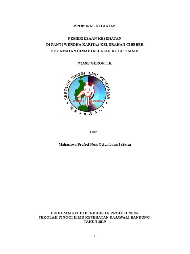 Proposal Baksos Pemeriksaan Kesehatan | PDF