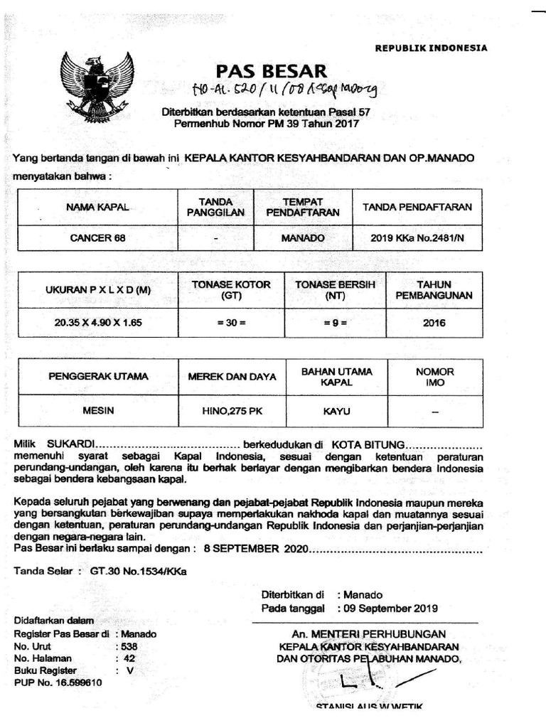 Pass Besar | PDF