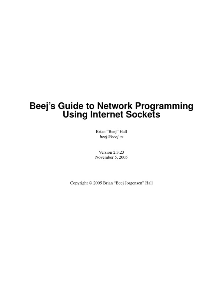 Introduction To Socket Programming | PDF