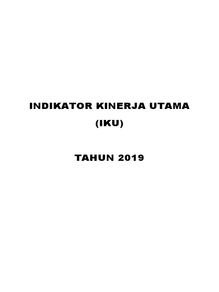 SK Iku Dan Iku Dinas 2019 | PDF