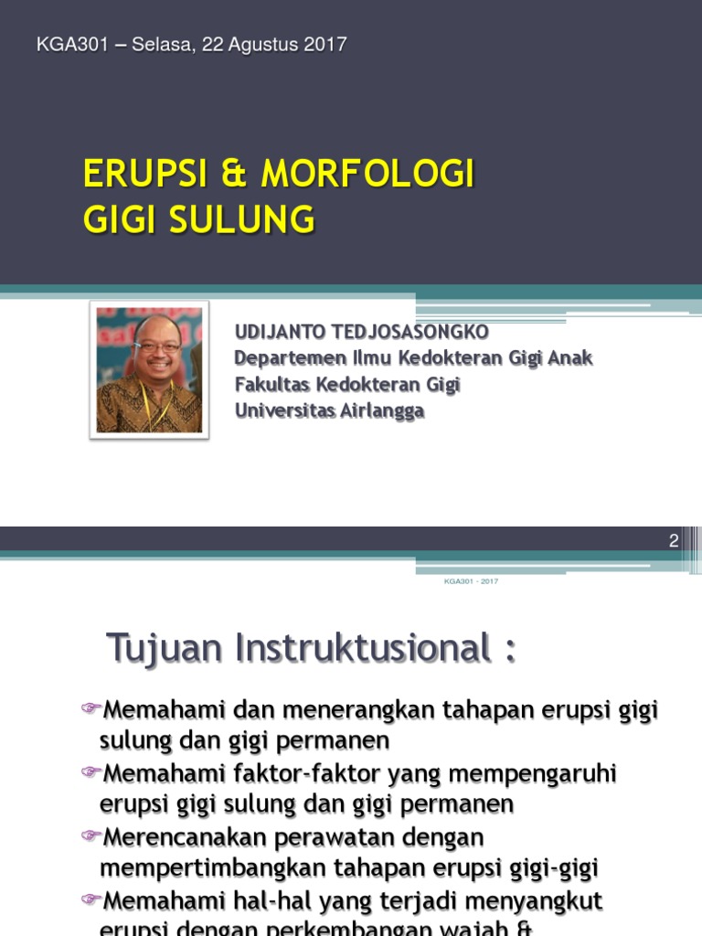 Urutan dan Proses Erupsi Gigi Sulung | PDF