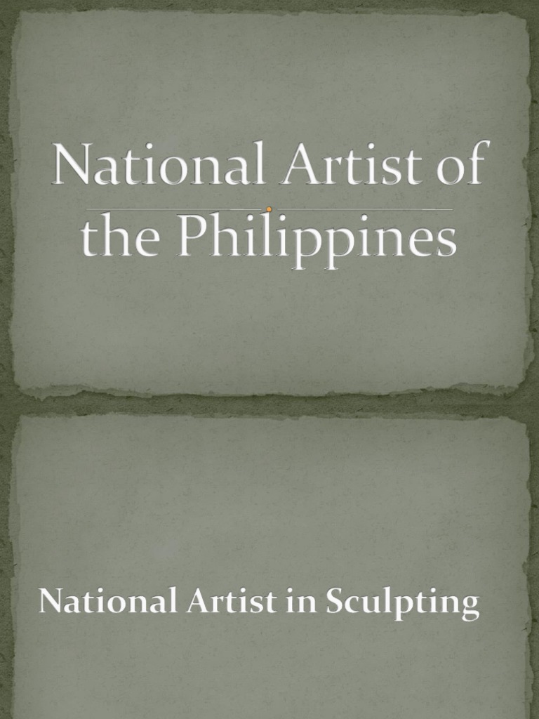 National Artist of The Philippines | PDF | Performing Arts | Paintings