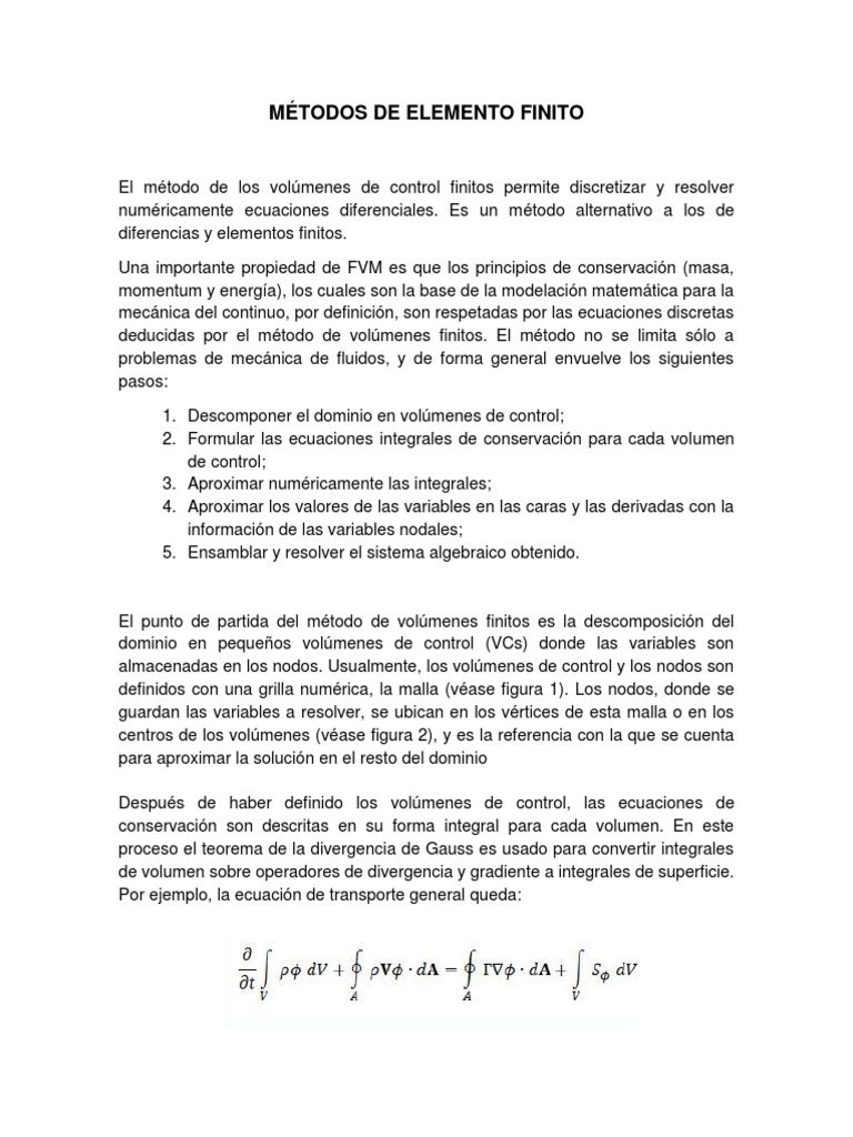 Elemento Finito | PDF | Método de elementos finitos | Integral