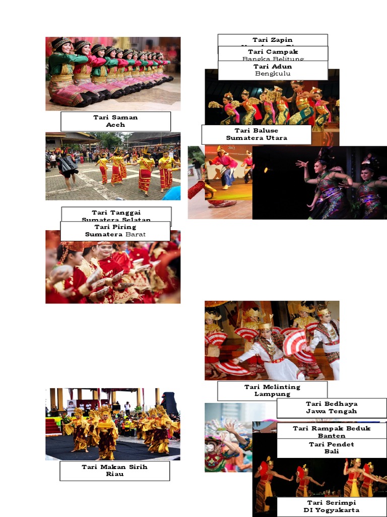 Tarian Tradisional 34 Provinsi | PDF