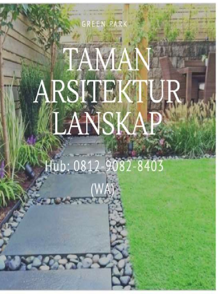 Arsitektur Taman Baca, Arsitektur Taman Bungkul, Arsitek Taman Rumah | PDF