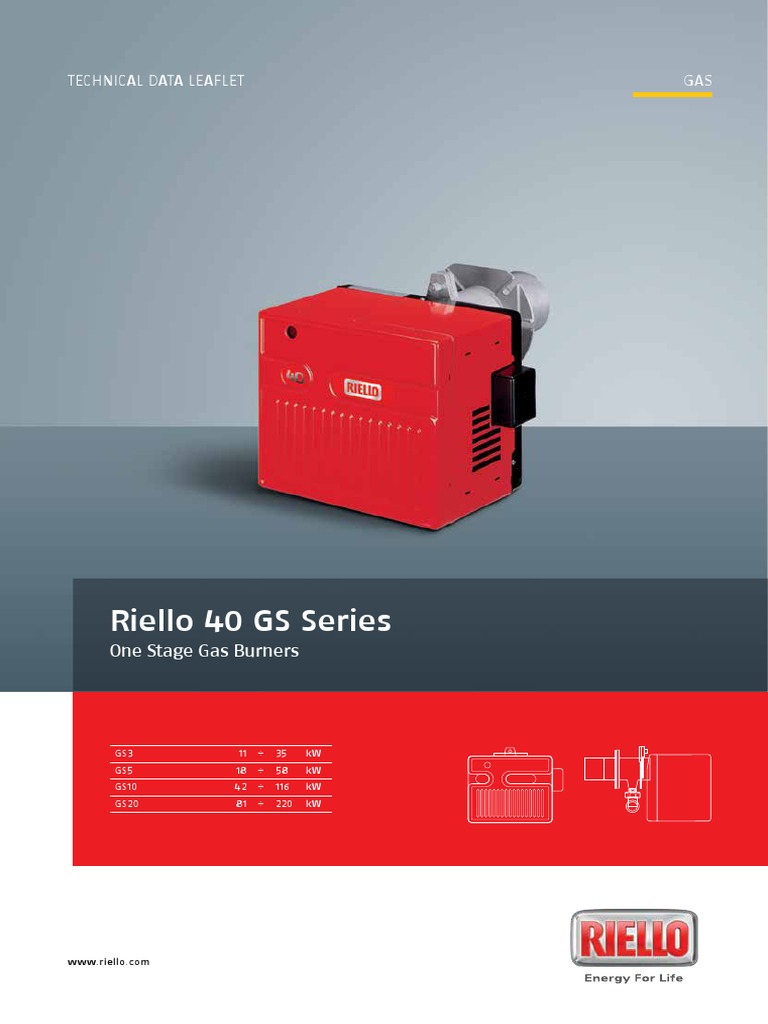 Riello 40 GS Series Gas Burners Overview | PDF | Liquefied Petroleum ...