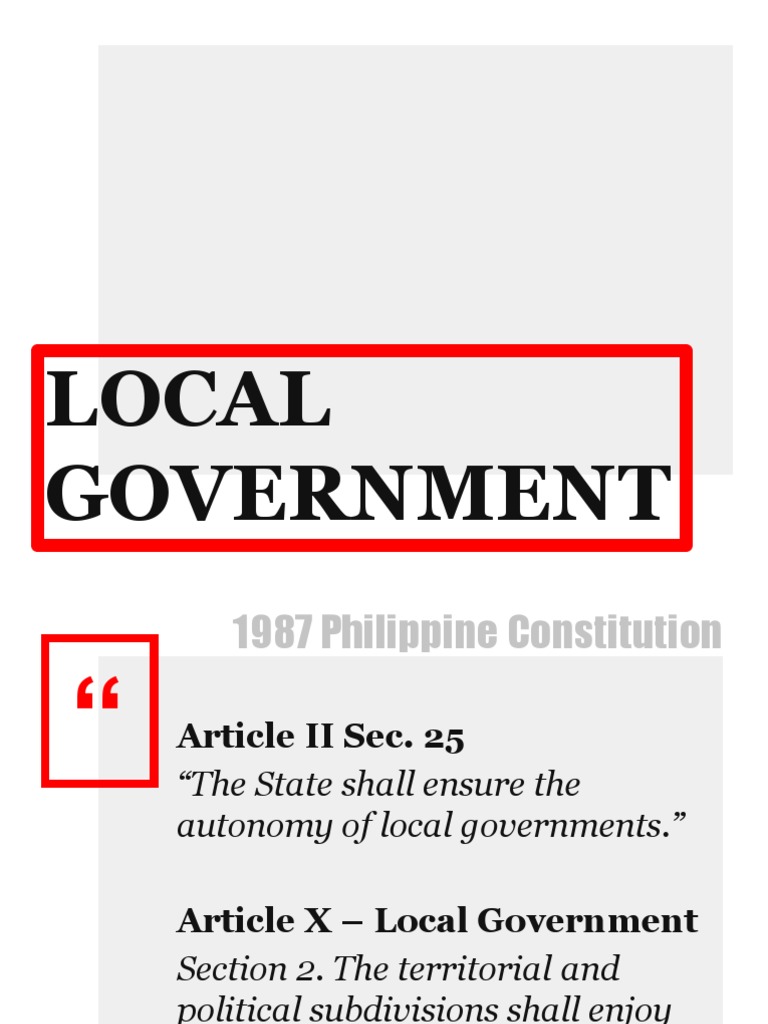 Local Government | PDF | Local Government | Government Information