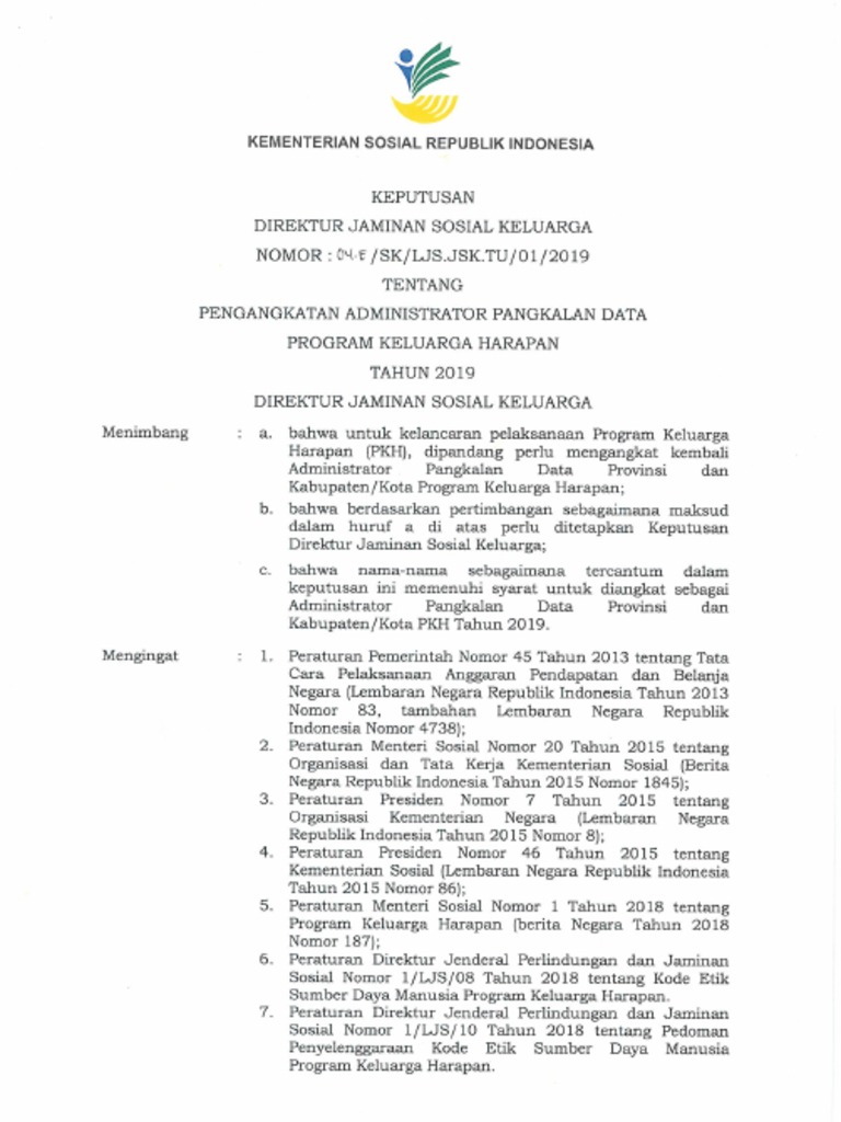 04e SK Ljs - Jsk.tu 01 2019 Apd Kabupaten Kota | PDF