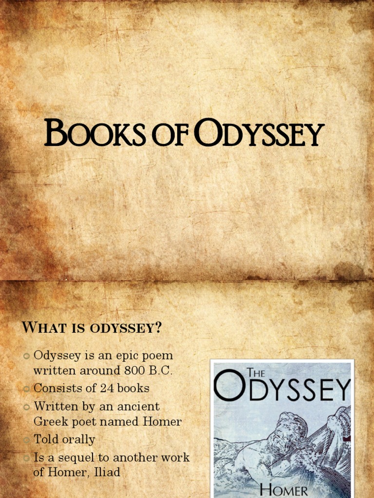 Books of Odyssey | PDF | Odyssey | Odysseus