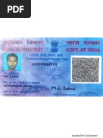 Pan Card Back Side | PDF