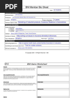 BNI 1-2-1 - Bio Sheet Format | PDF | Knowledge | Cognitive Science